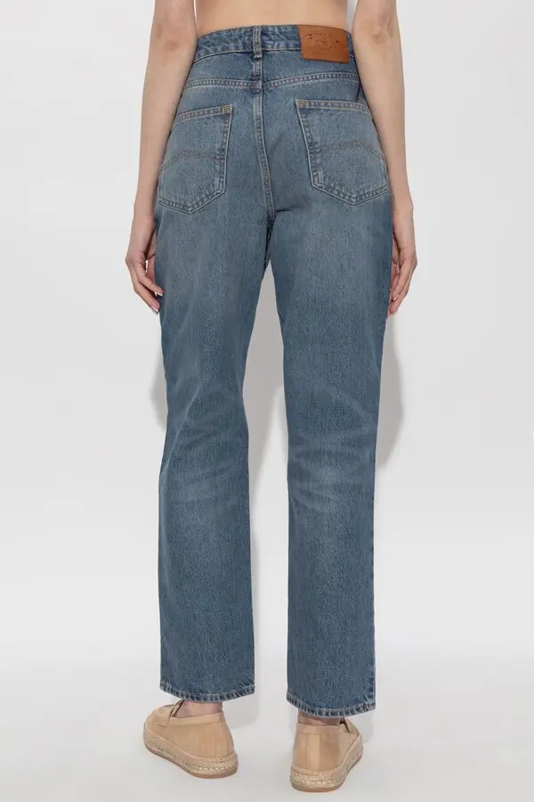 Emporio Armani Straight-leg Non-stretch Denim Jeans