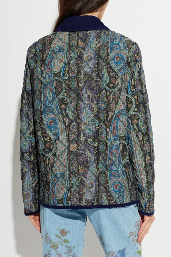 Etro Insulated Jacket With Pockets - Multicolour