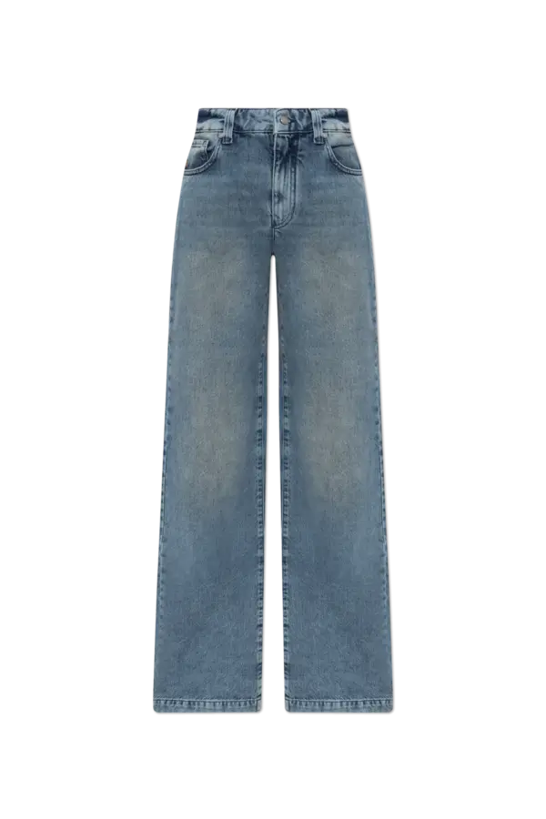Emporio Armani Wide-leg Jeans - Blue