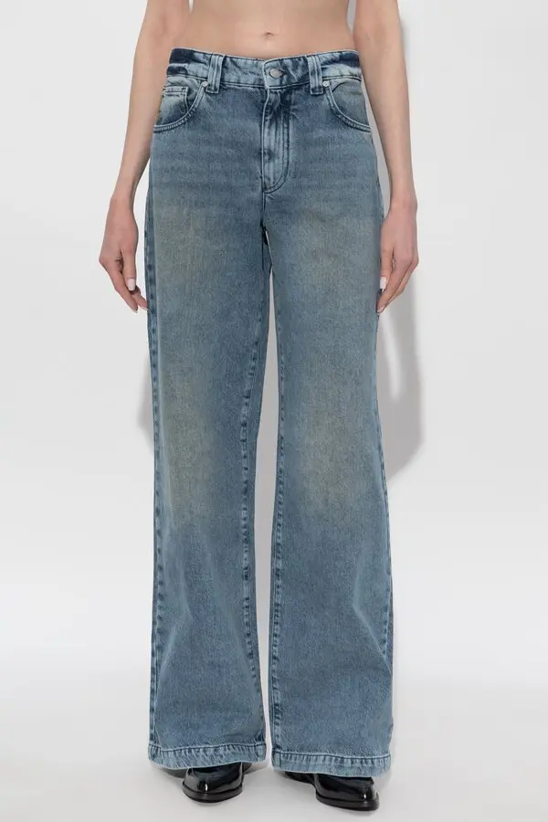 Emporio Armani Wide-leg Jeans - Blue