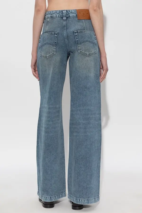Emporio Armani Wide-leg Jeans - Blue
