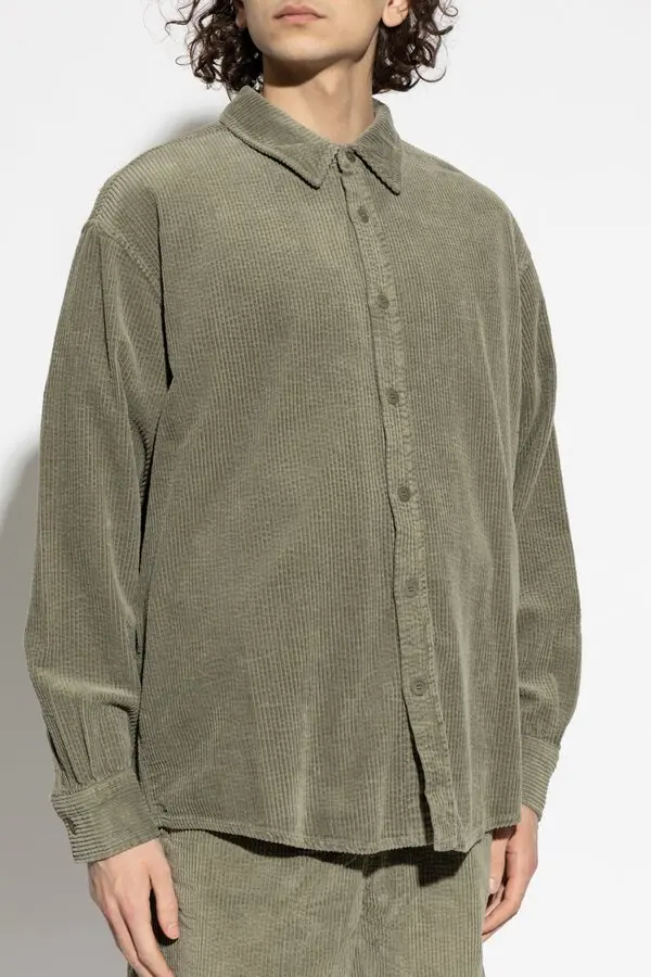 American Vintage Corduroy Shirt - Green