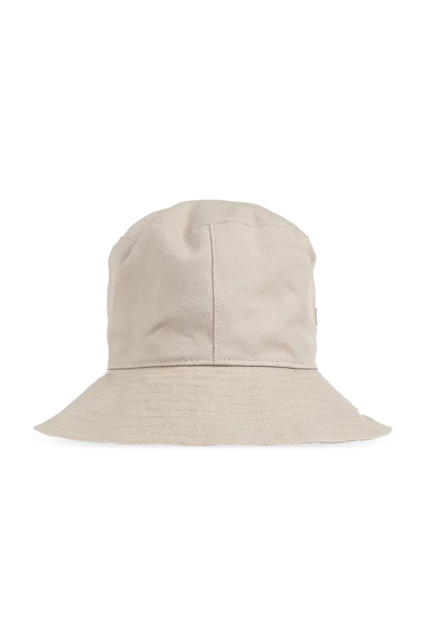 Emporio Armani Bucket Hat With Logo Appliqu