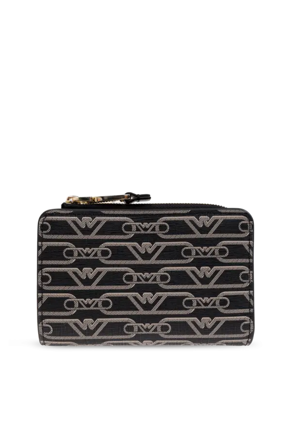 Emporio Armani Wallet With Logo - Black