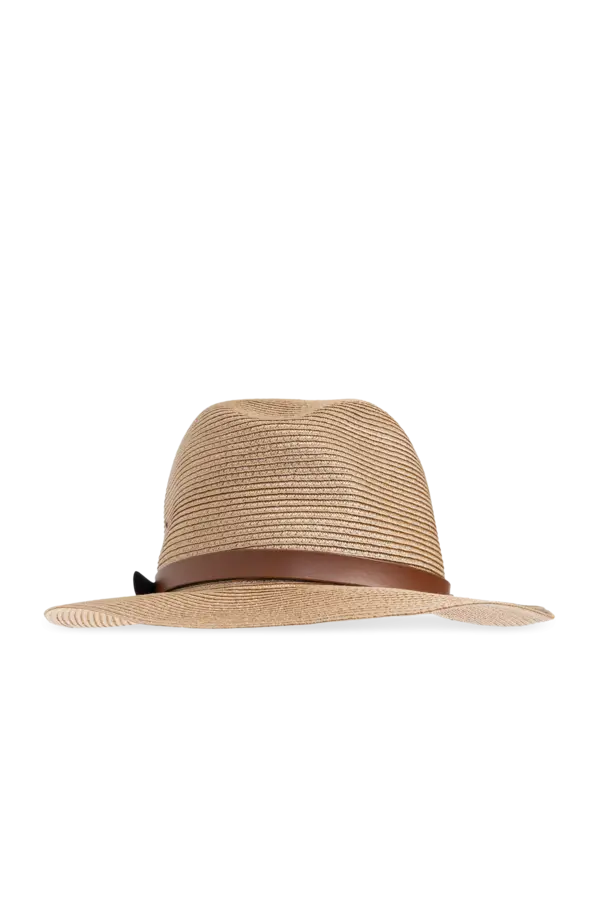 Emporio Armani Hat With Decorative Band - Beige