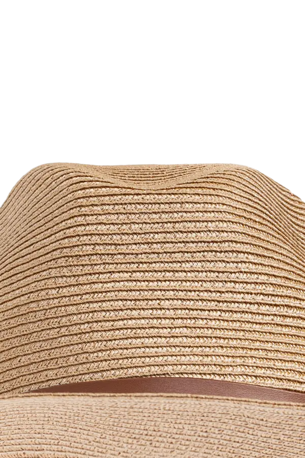 Emporio Armani Hat With Decorative Band - Beige