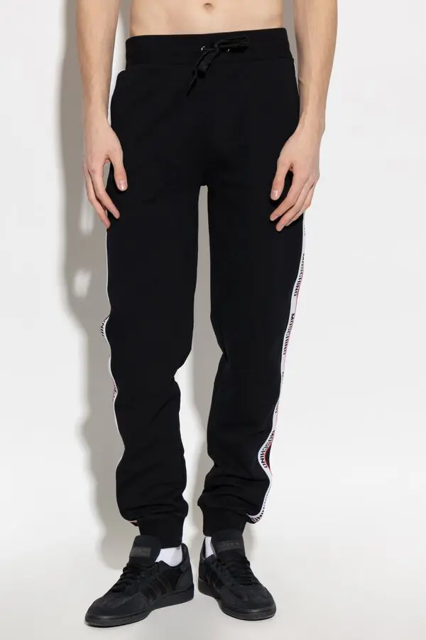 Moschino Sweatpants With Logo - Black