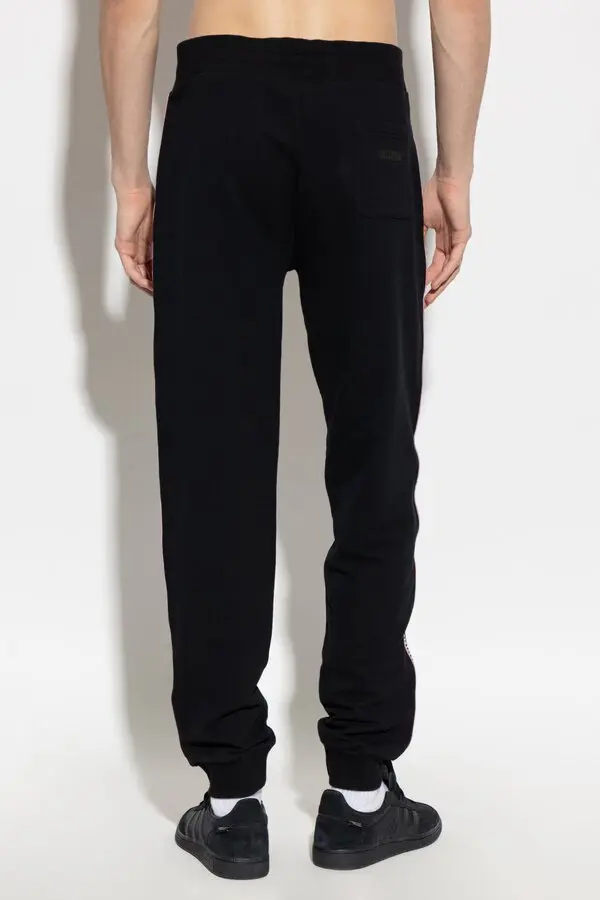 Moschino Sweatpants With Logo - Black