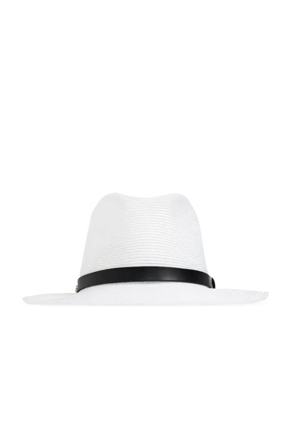 Emporio Armani Hat With Decorative Band - White