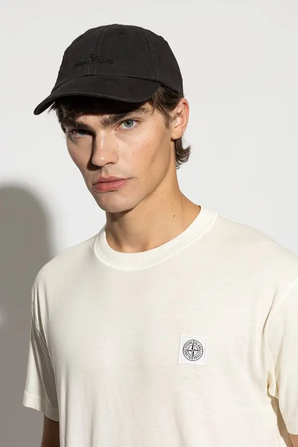 Stone Island Baseball Cap - Black