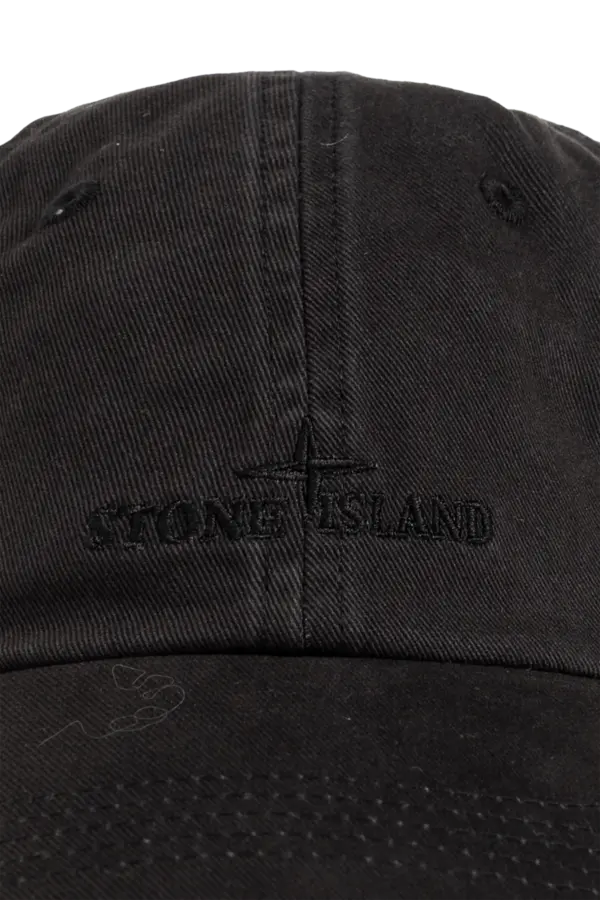 Stone Island Baseball Cap - Black