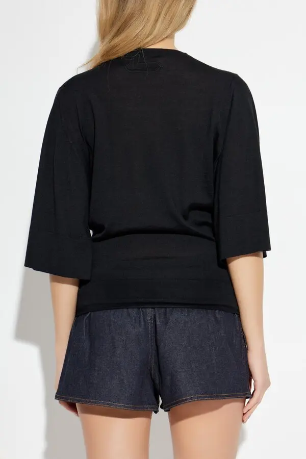 Jacquemus Logo Embroidered Top