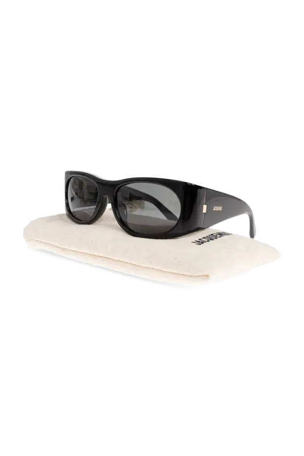 Jacquemus Rectangular Sunglasses - Black
