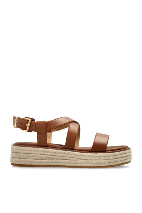 Michael Kors Lynn Platform Sandals - Brown