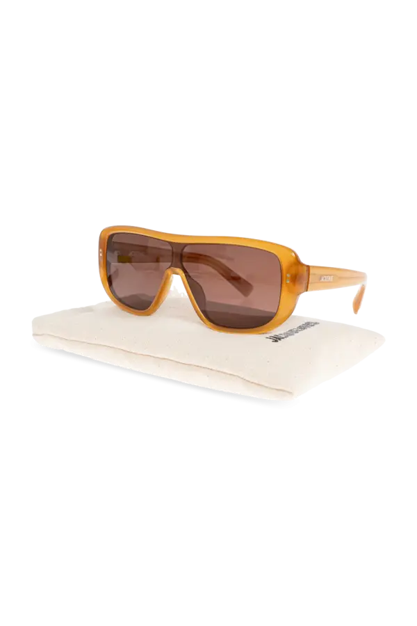 Jacquemus Rectangular Sunglasses - Brown