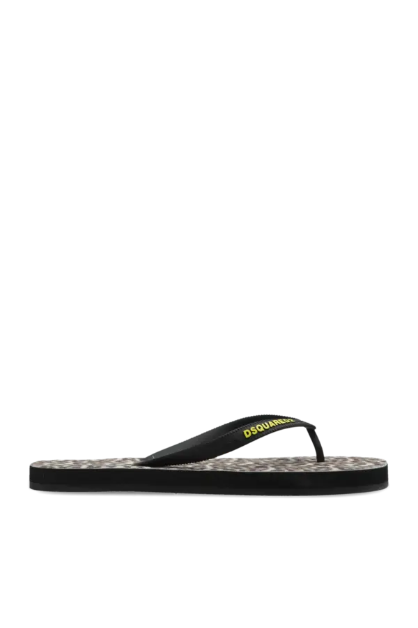 Dsquared2 Logo Flip-flops - Black