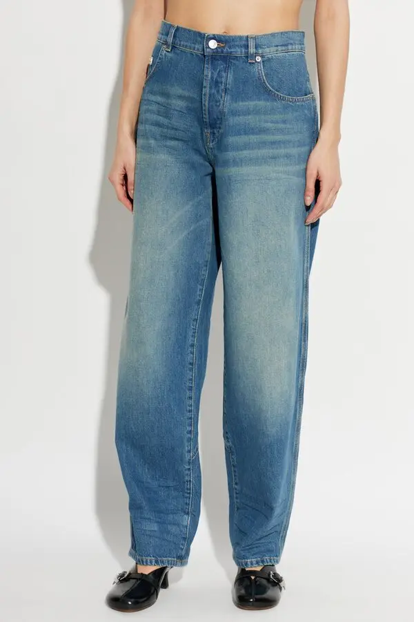 Moschino Wide-leg Denim Jeans - Blue