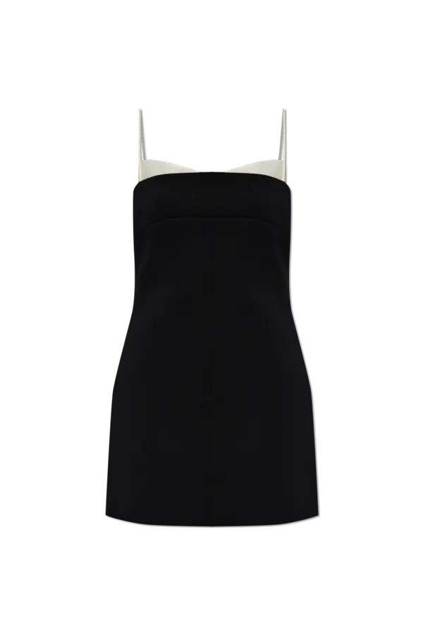 ENTIRE STUDIOS Spaghetti Strap Mini Dress - Black