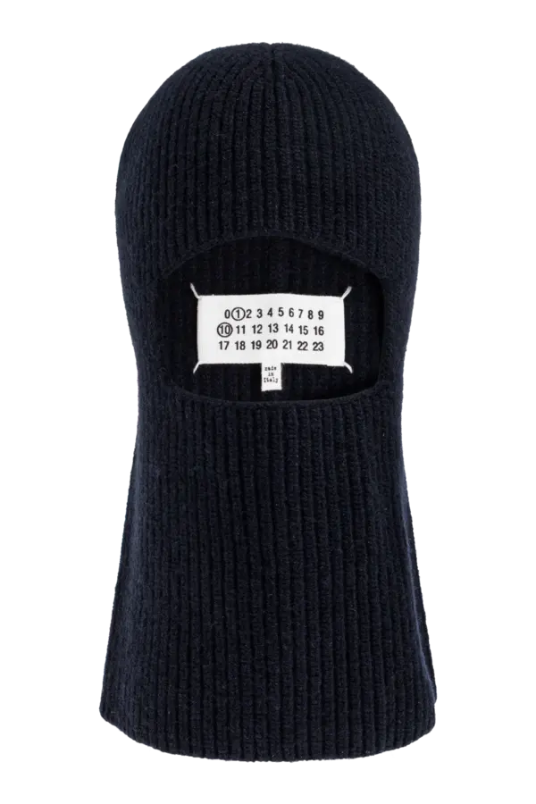 MAISON MARGIELA Wool Balaclava - Navy Blue