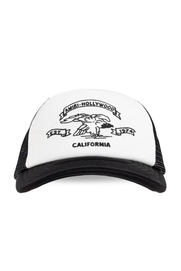 Amiri Branded Baseball Cap - White