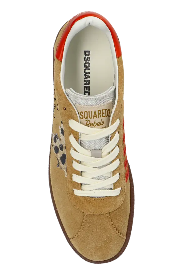 Dsquared2 Rebel Low-profile Sneakers - Beige