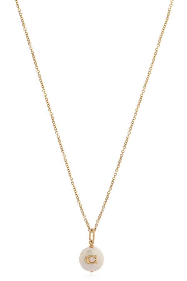 COACH Pendant Necklace - Gold