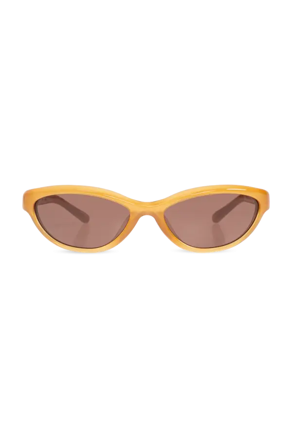 Jacquemus Acetate Cat-eye Sunglasses - Beige