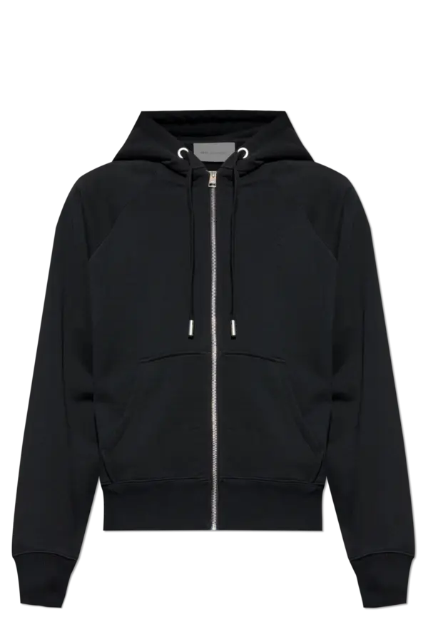 AMI Paris Relaxed Fit Hoodie - Black