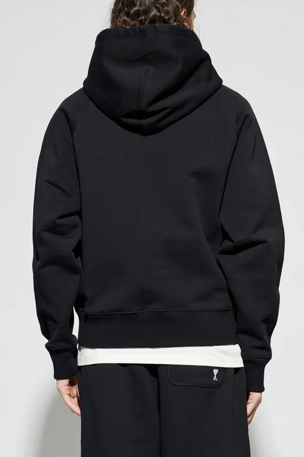 AMI Paris Relaxed Fit Hoodie