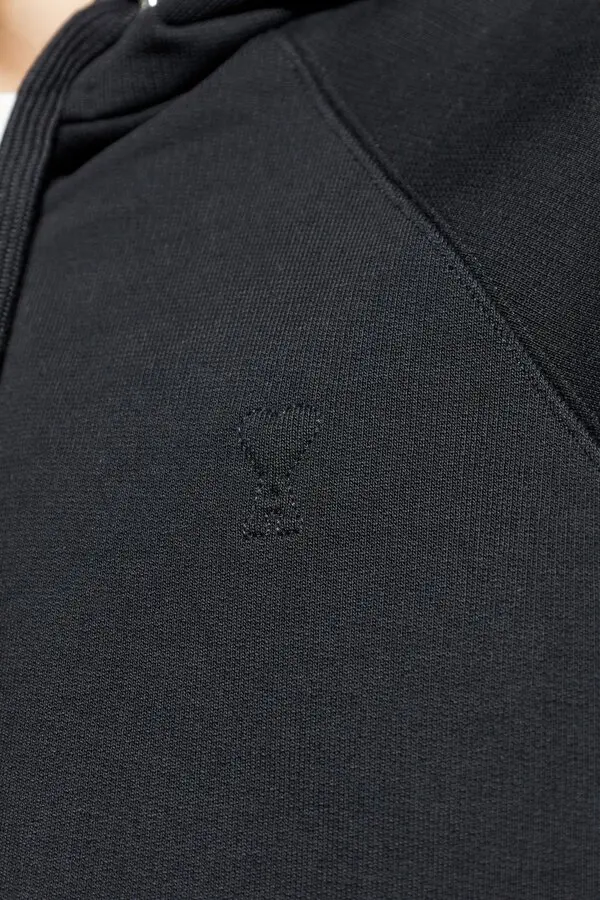 AMI Paris Relaxed Fit Hoodie
