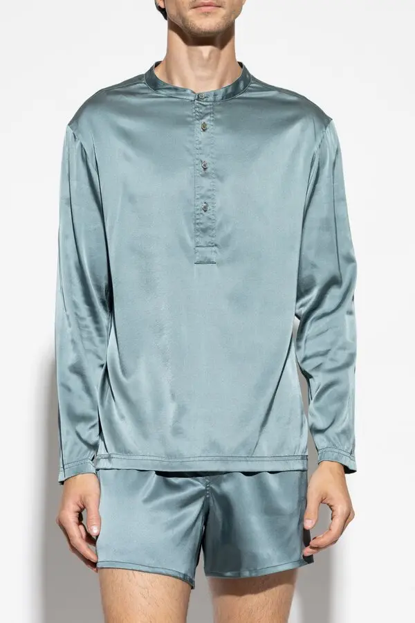 TOM FORD Pajama Top - Blue