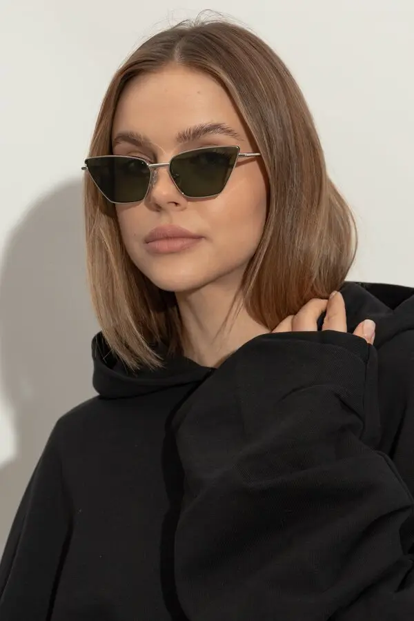 Alexander McQueen Geometric Sunglasses - Silver