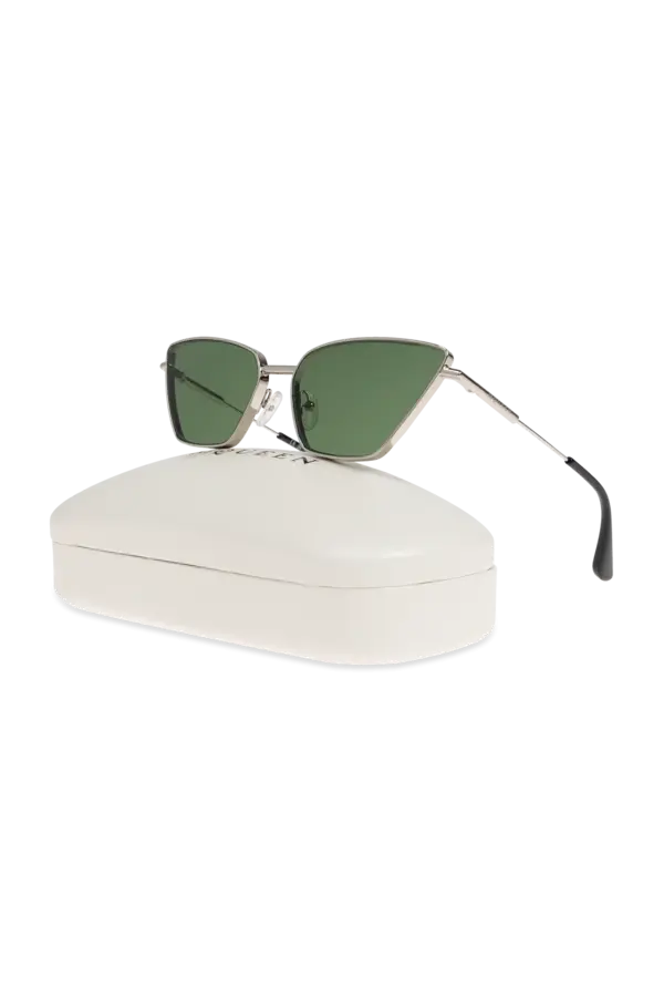 Alexander McQueen Geometric Sunglasses - Silver