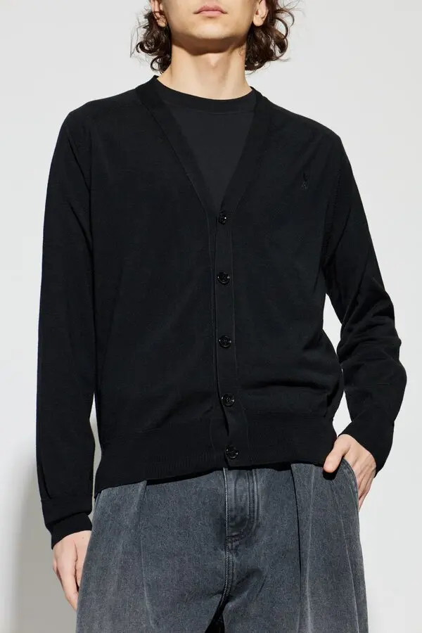 AMI Paris Wool Cardigan - Black