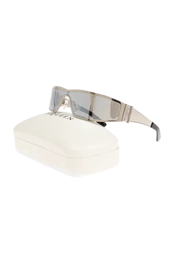 Alexander McQueen Rectangular Sunglasses - Silver