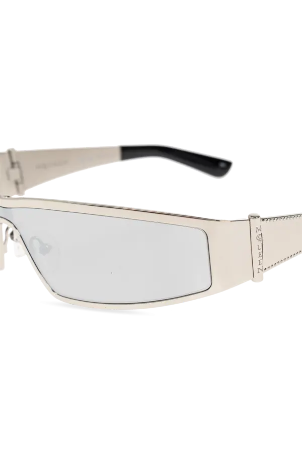 Alexander McQueen Rectangular Sunglasses - Silver