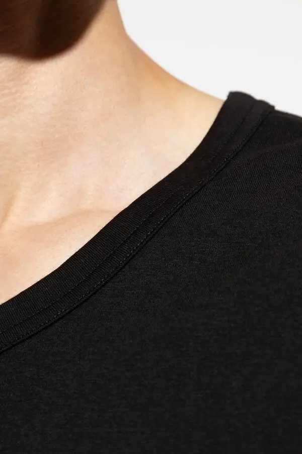 TOM FORD V-neck T-shirt - Black