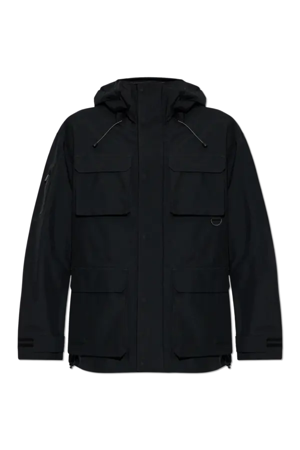 Moose Knuckles Hooded Jacket - Black
