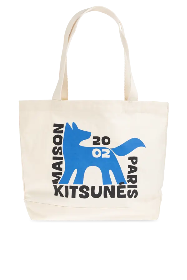 Maison Kitsuné Shopper Bag - Cream