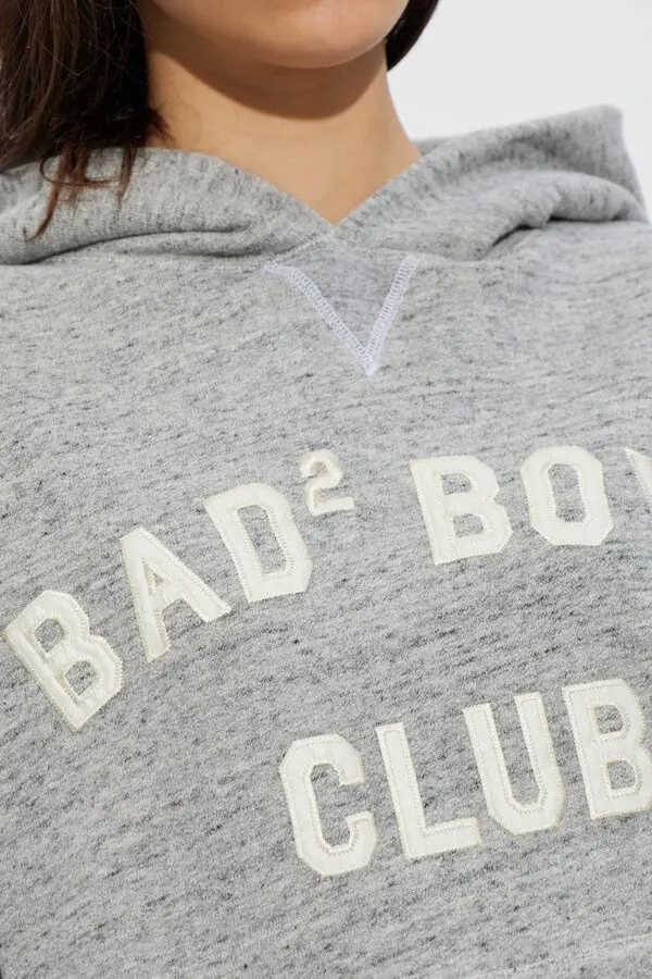 Dsquared2 Hooded Sweatshirt With Embroidered Detail - Grey