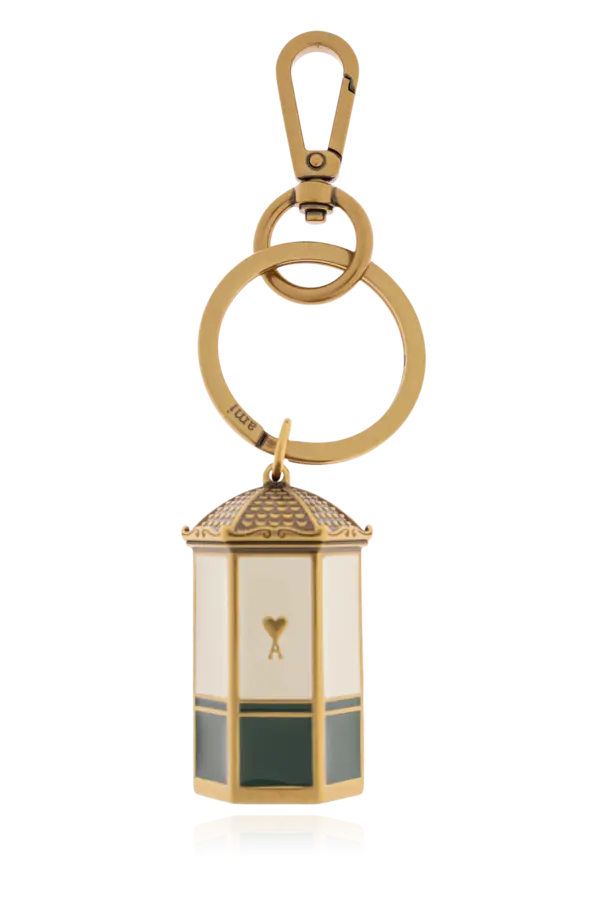 Ami Keychain With Pendant - Gold