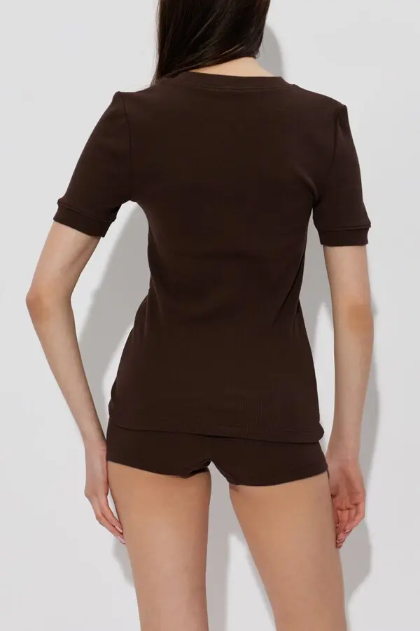 ENTIRE STUDIOS Logo T-shirt - Brown
