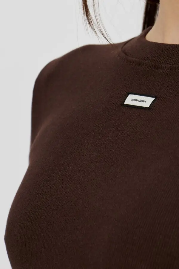 ENTIRE STUDIOS Logo T-shirt - Brown