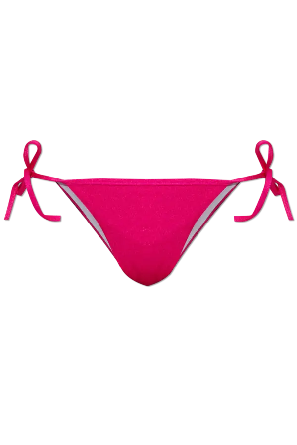 Dsquared2 Low-rise Tie-side Bikini Bottom - Pink