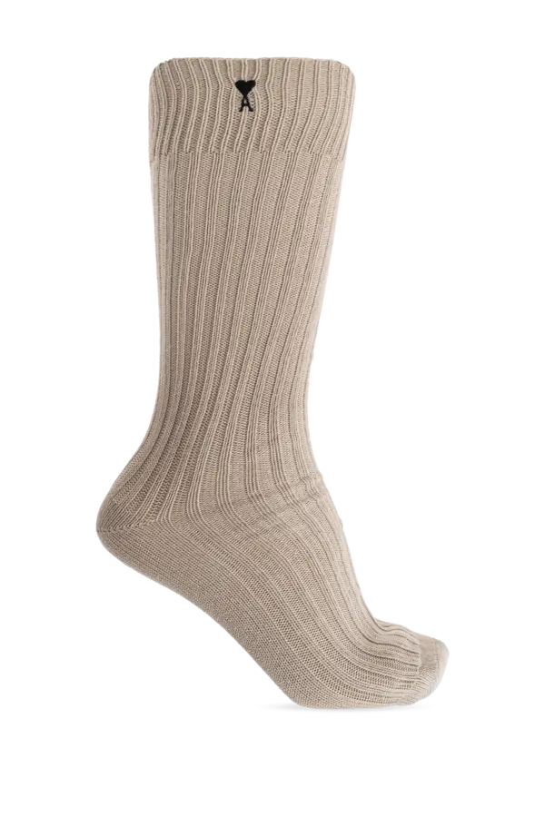 Ami Cotton Socks - Beige
