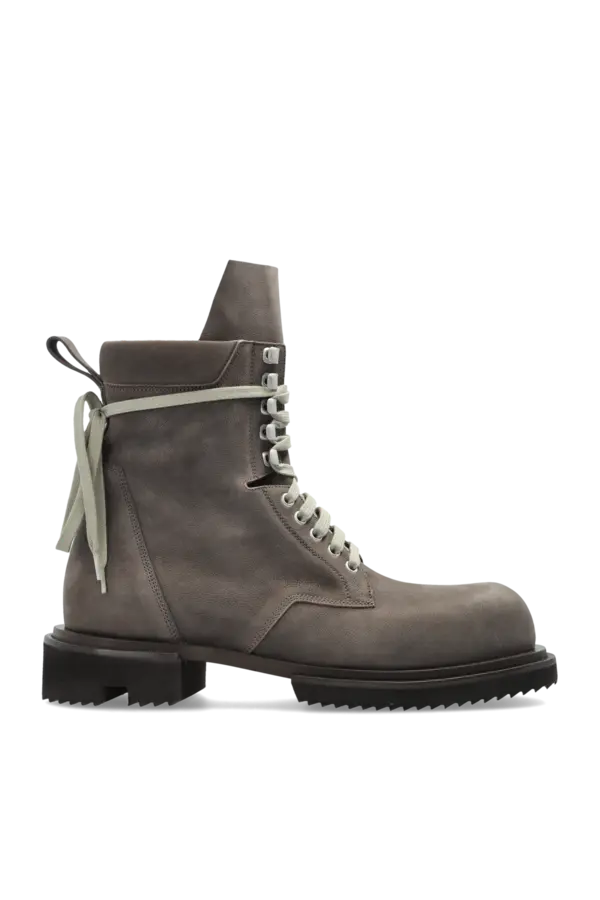 Rick Owens Low Army Gabe Ankle Boots - Grey