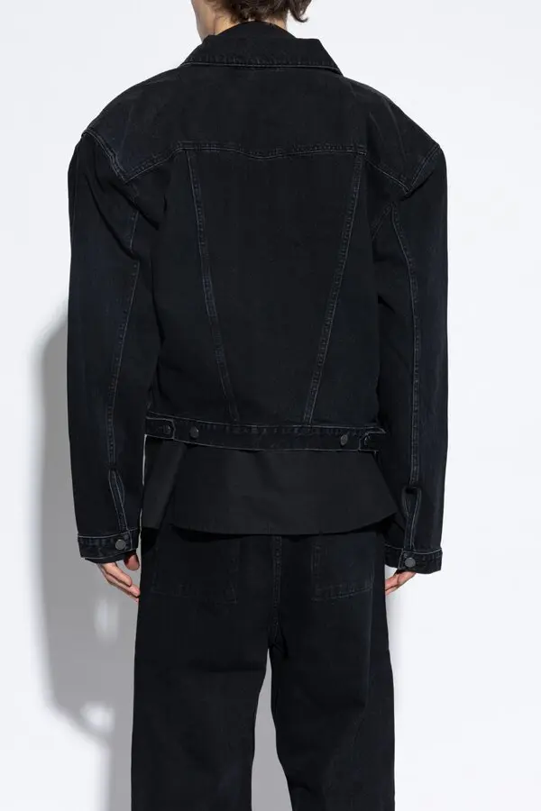 ENTIRE STUDIOS Classic Denim Jacket - Black