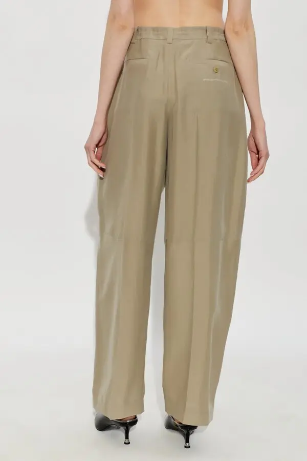 Alexander Wang Silk Wide-leg Trousers