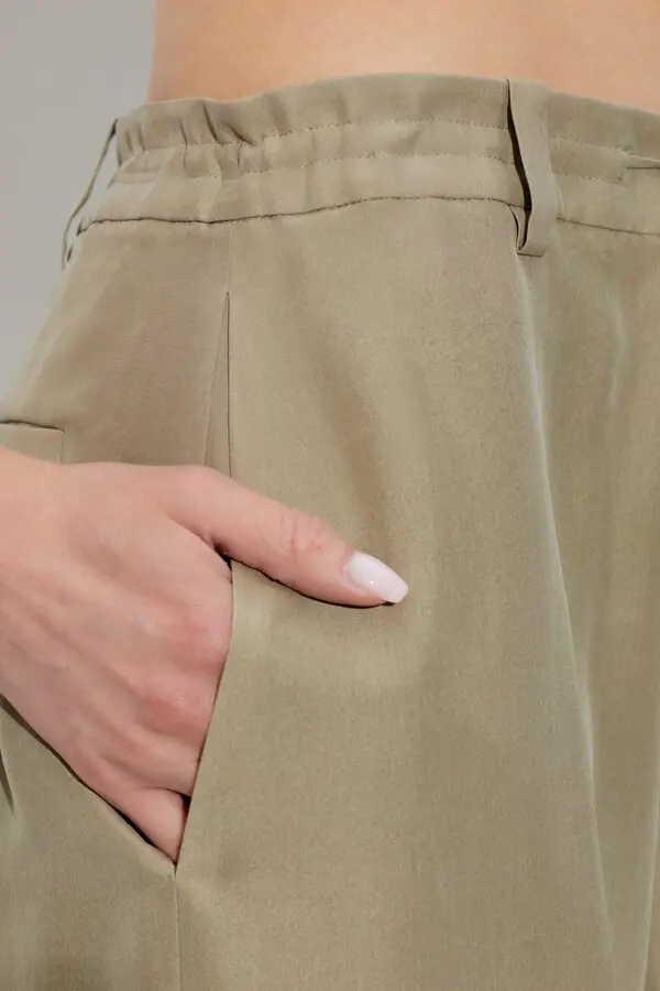 Alexander Wang Silk Wide-leg Trousers