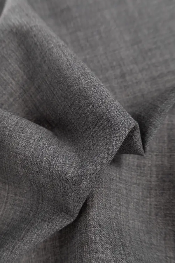 Emporio Armani Wool Pocket Square - Grey